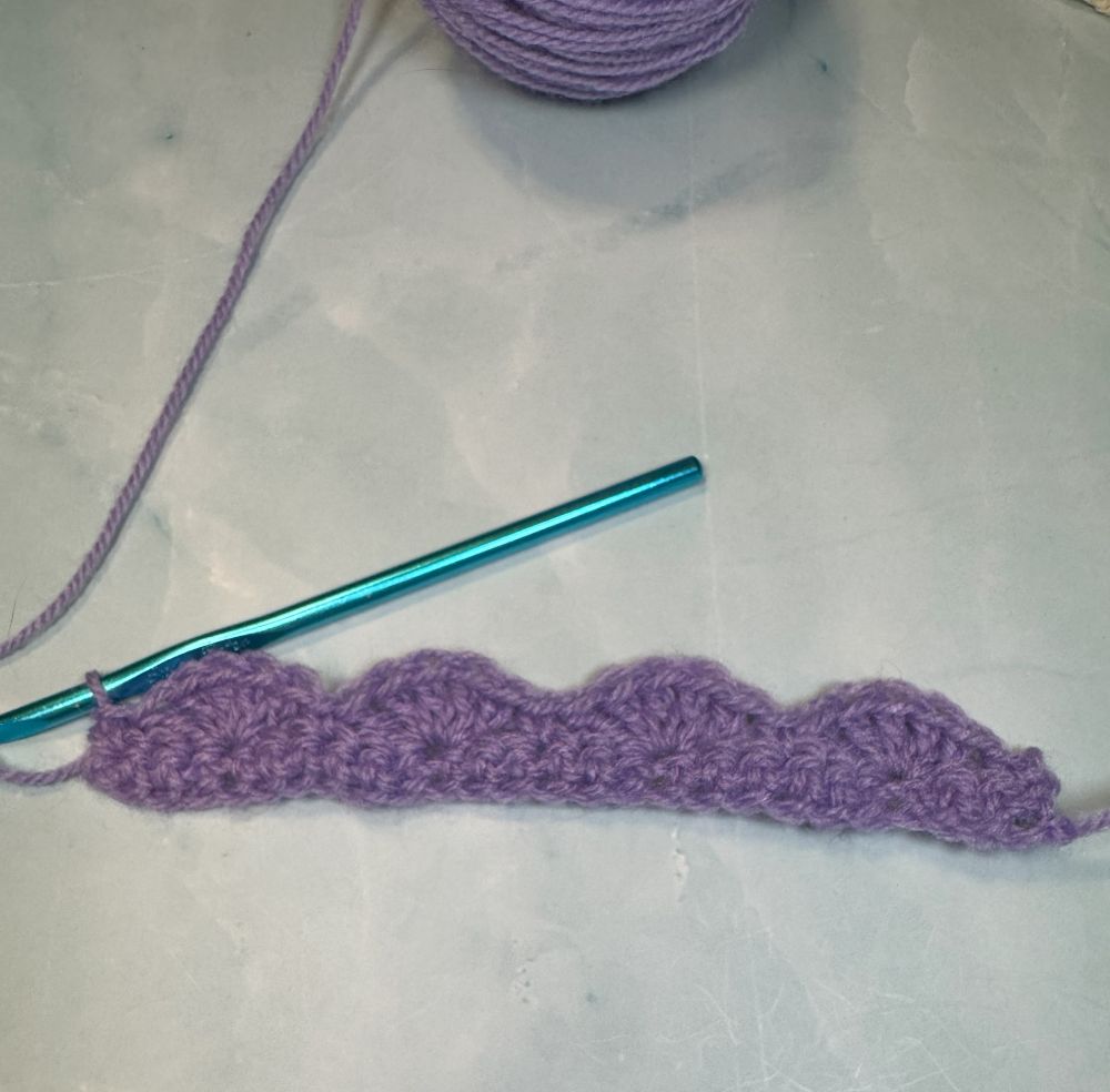 Crochet Shell Stitch Scarf - Our Daily Craft