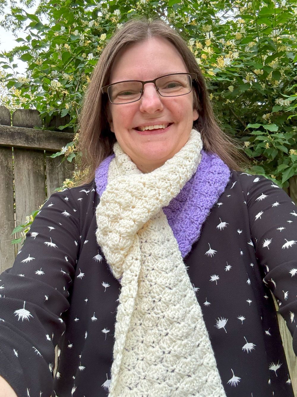 Crochet Shell Stitch Scarf - Our Daily Craft