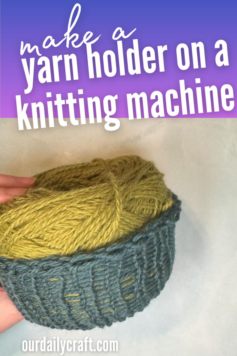 Center-Pull Yarn Ball Holder Knitting Pattern - Our Daily Craft