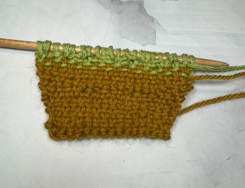 How to Knit Linen Stitch - Our Daily Craft