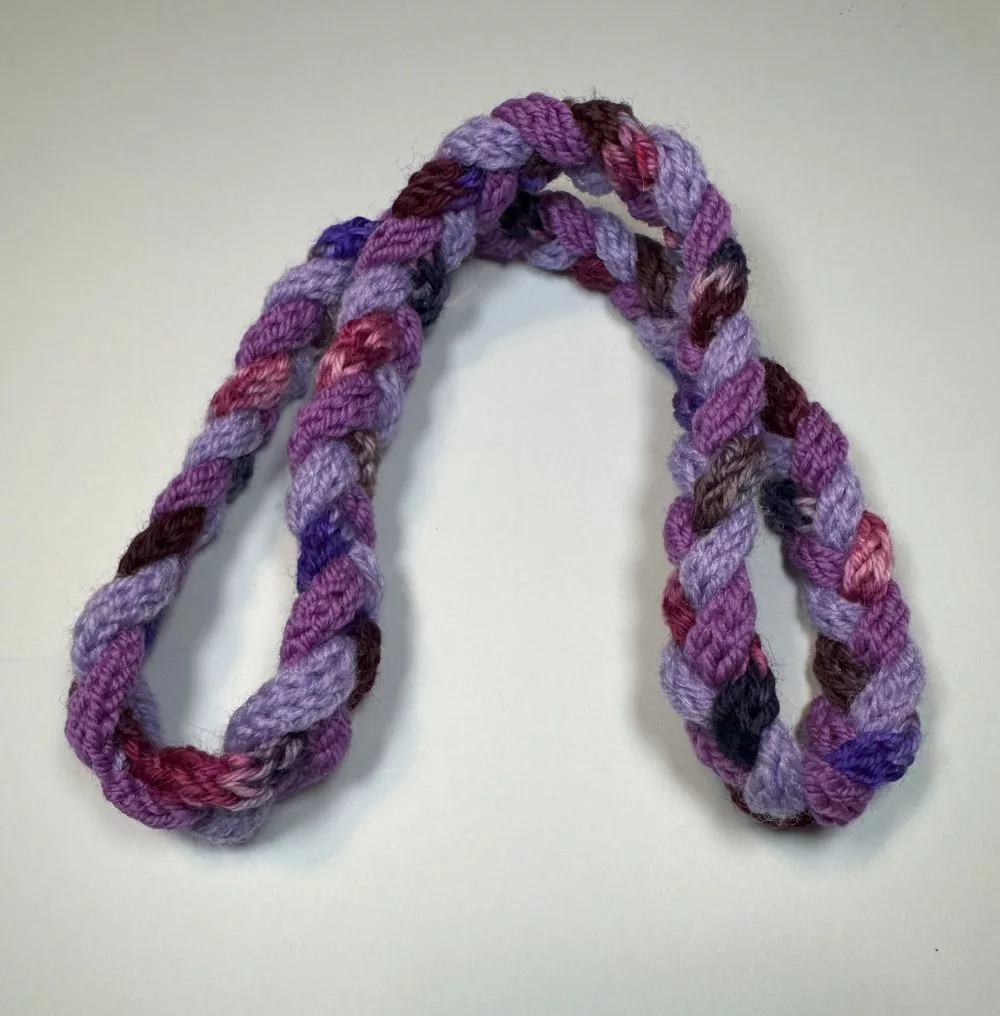 I-cord Headband Knitting Pattern - Our Daily Craft