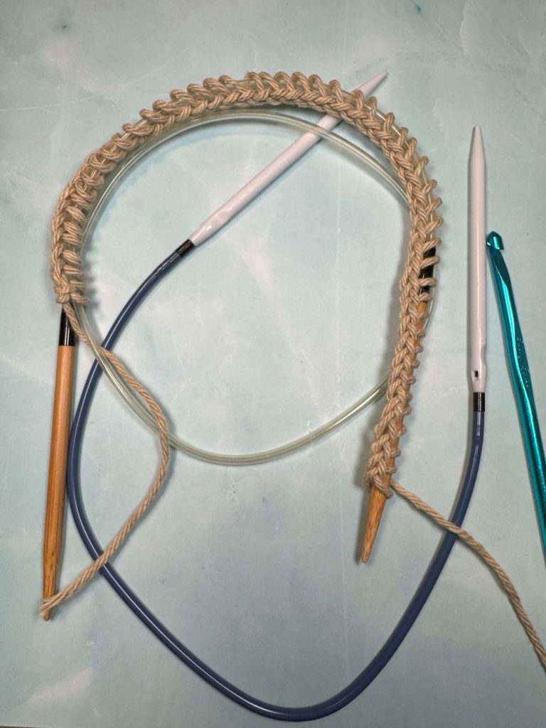 Linen Stitch Hot Pad Knitting Pattern - Our Daily Craft