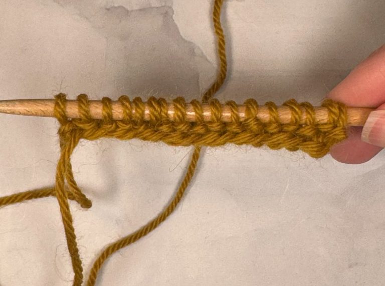 How to Knit Linen Stitch - Our Daily Craft