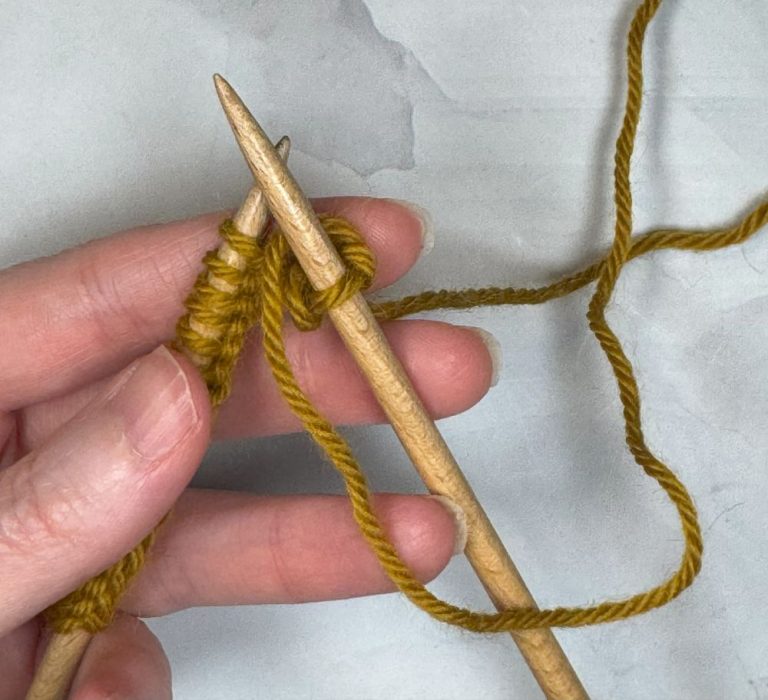 How to Knit Linen Stitch - Our Daily Craft