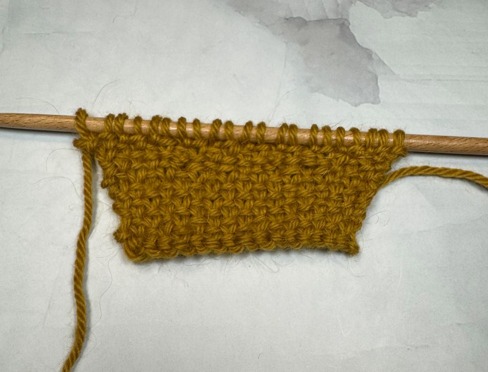 How to Knit Linen Stitch - Our Daily Craft