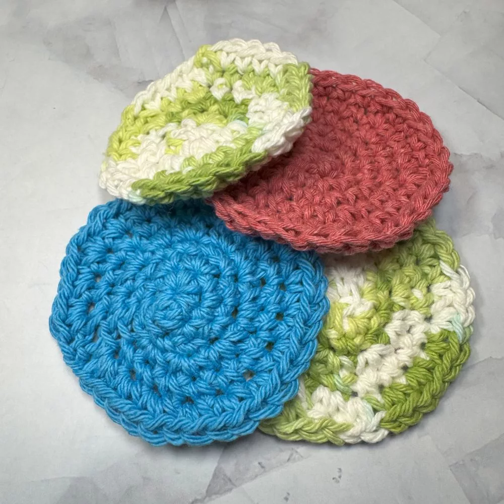 Face Scrubbie Crochet Pattern - Our Daily Craft