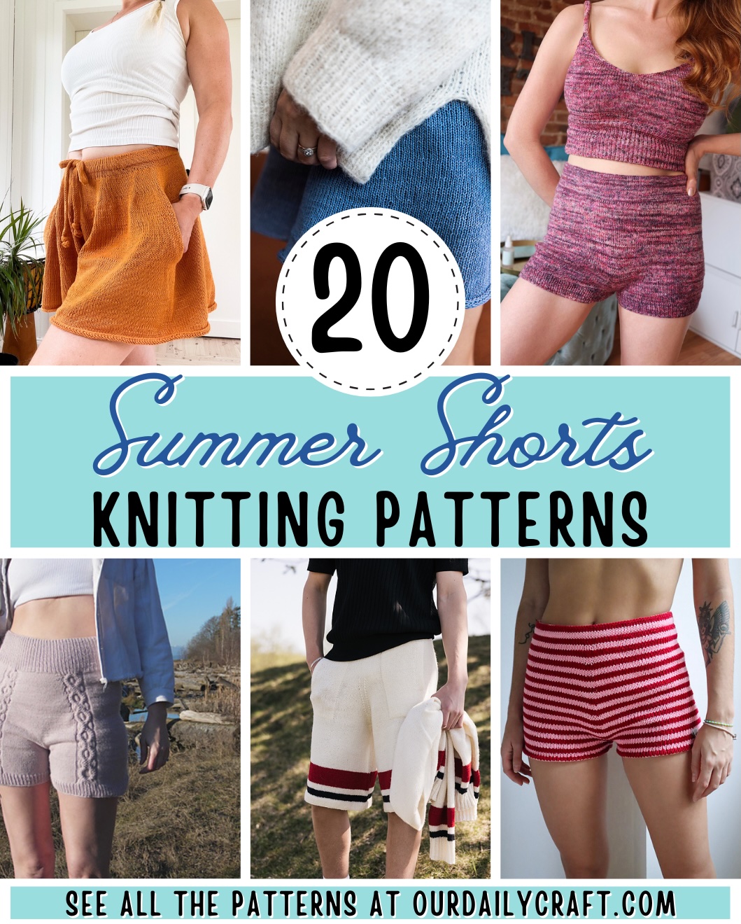 Shorts Knitting Patterns - Our Daily Craft