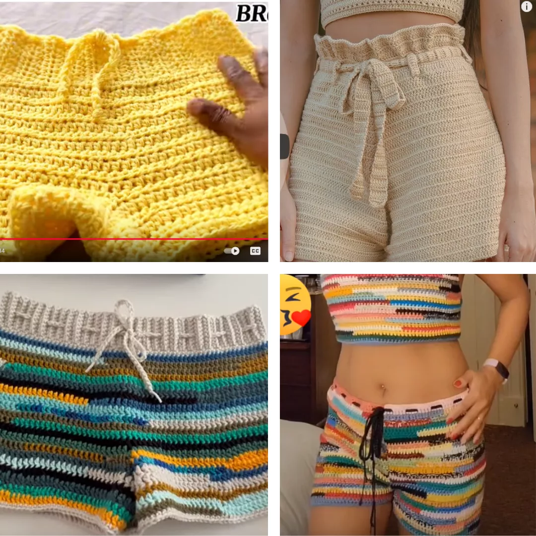 Crochet Shorts Patterns - Our Daily Craft