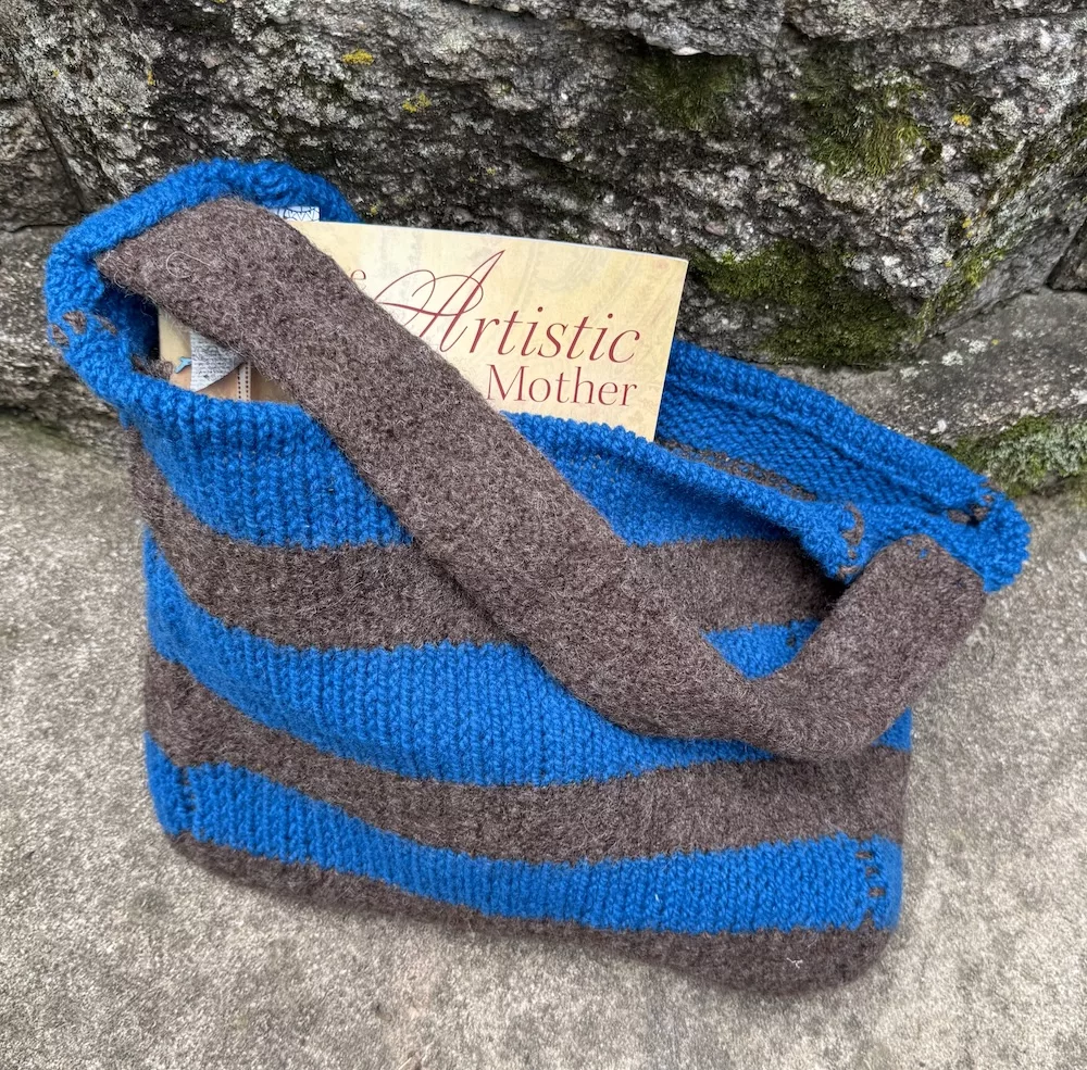 Felted Bag Knitting Pattern - Our Daily Craft