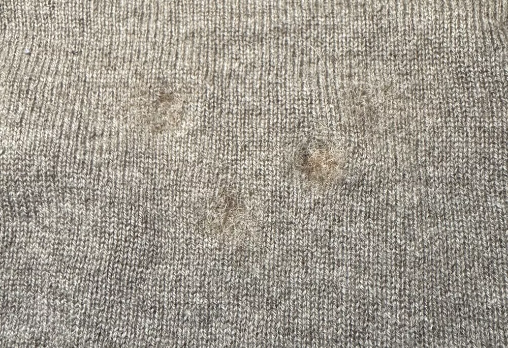 Mend Holes in a Sweater with Needle Felting - Our Daily Craft