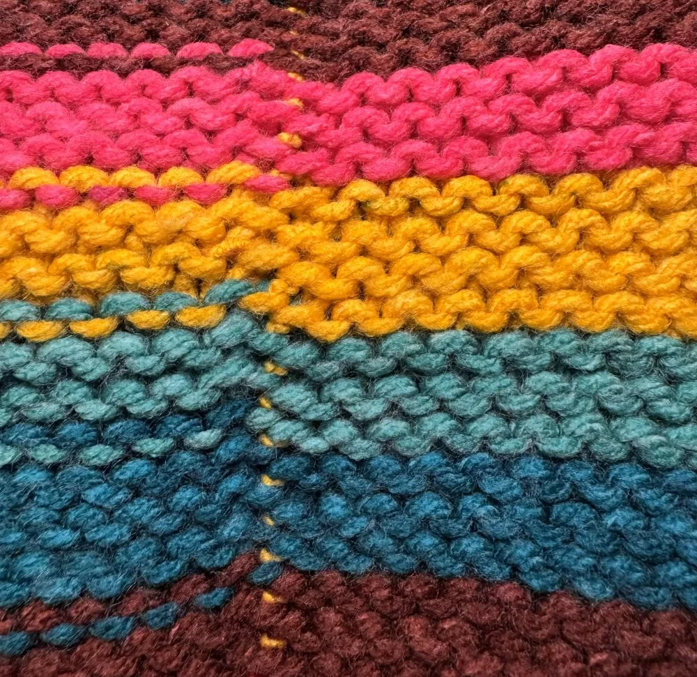 How to Seam Garter Stitch - Our Daily Craft