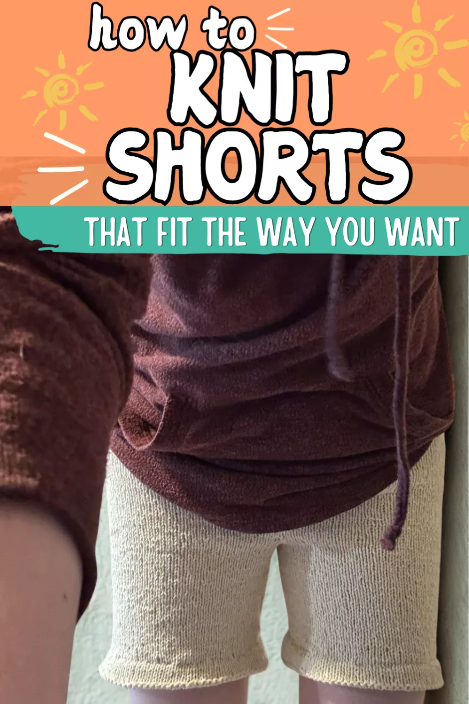 How to Knit Shorts - Our Daily Craft